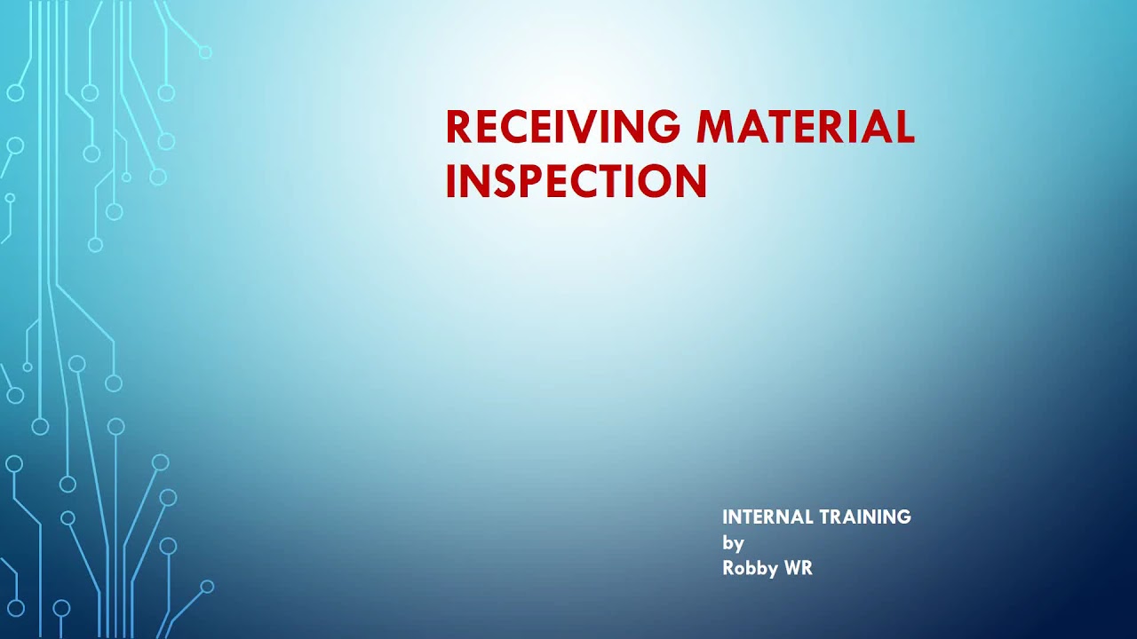 Receiving Material Inspection experienced Based YouTube receiving-material-inspection-experienced-based-youtube