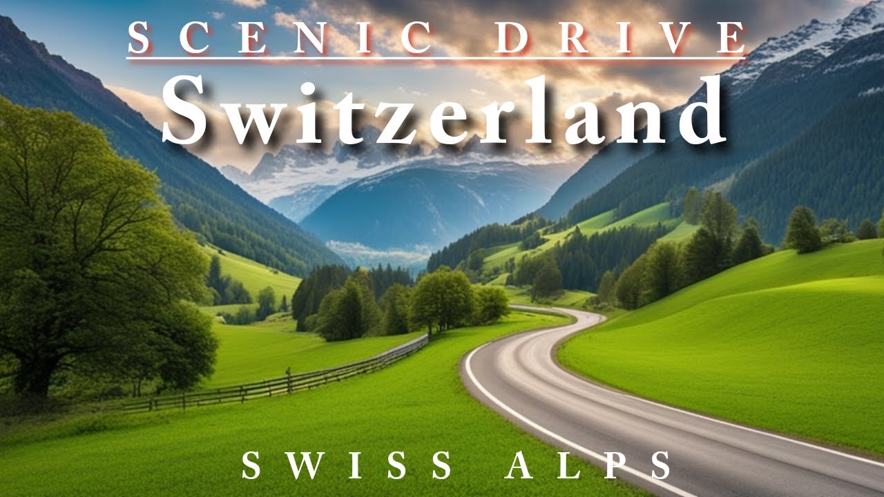 Scenic Drive in Swiss Alps- Lucerne to Interlaken, Switzerland 🇨🇭 4K ...