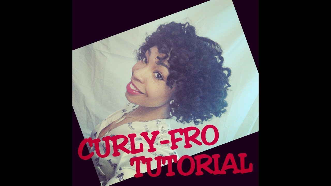 Curly Fro Tutorial (Flat-twist Bantu Knot-out) Natural Hair ...