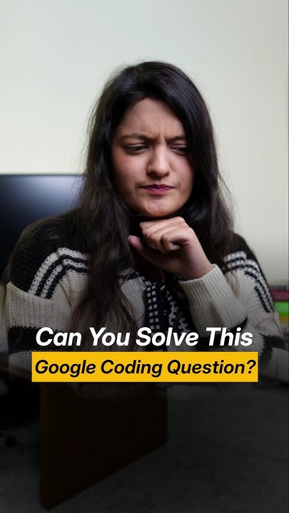 Can You Solve This Google Coding Question? | 'First Letter to Appear Twice - YouTube