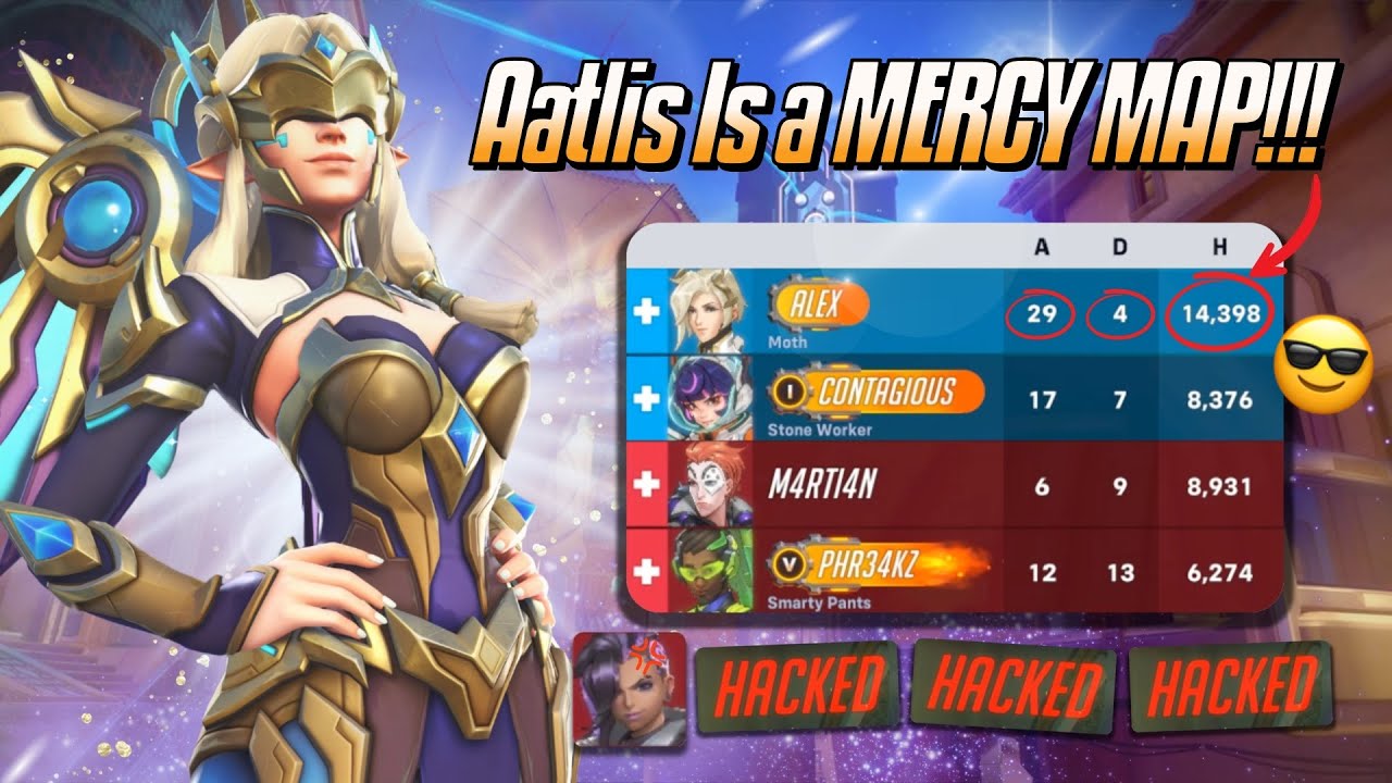 Aatlis Is a MERCY MAP!!! 😎 - Mercy Gameplay & Commentary - Overwatch 2 ...
