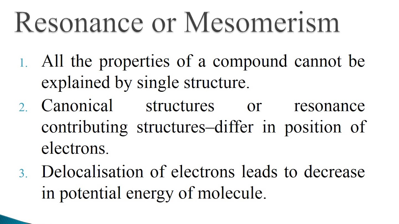 RESONANCE_or_MESOMERISM - YouTube