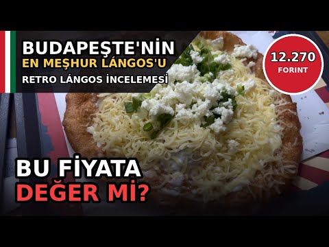 Budapeşte’nin En Meşhur Lángos’u! 🇭🇺 Gerçekten Bu Fiyata Değer mi? | Retro Lángos İncelemesi