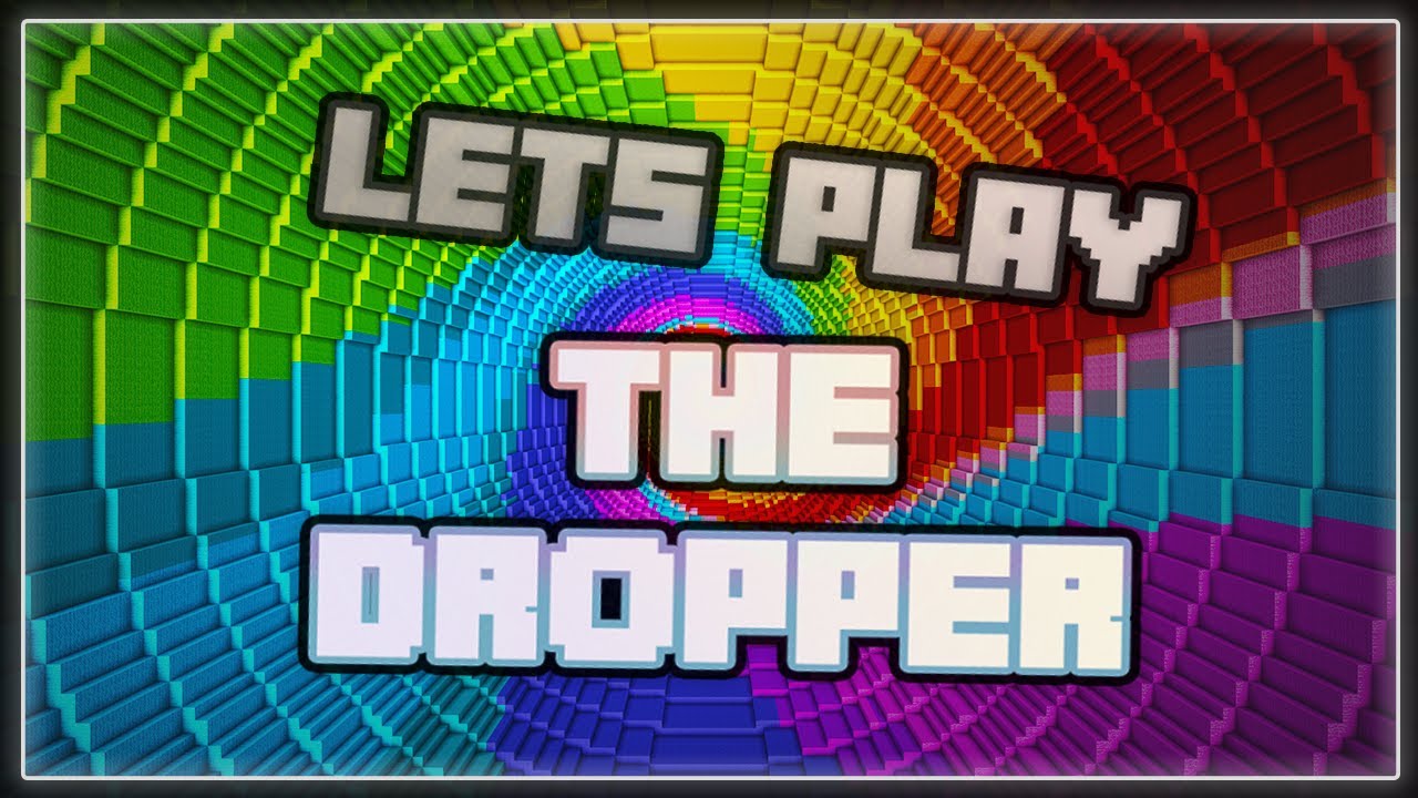 Playing Minecraft's CLASSIC Map (The Dropper) - YouTube