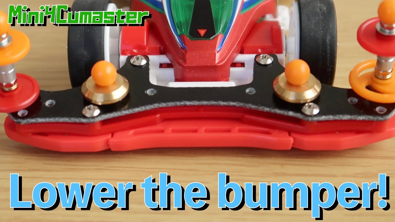 【Mini4WD】Decelerate the slope with the front under guard! Correct the ...