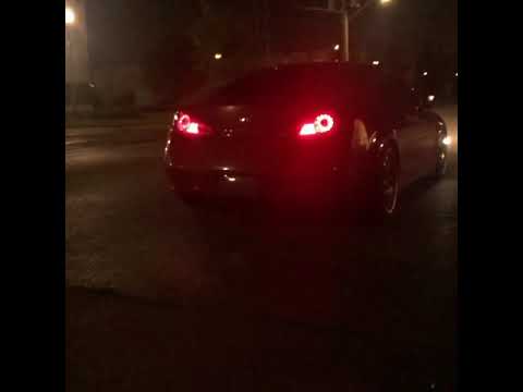 Infiniti G35 Coupe Motordyne & Tomei SHOOTING HUGE FLAMES - YouTube