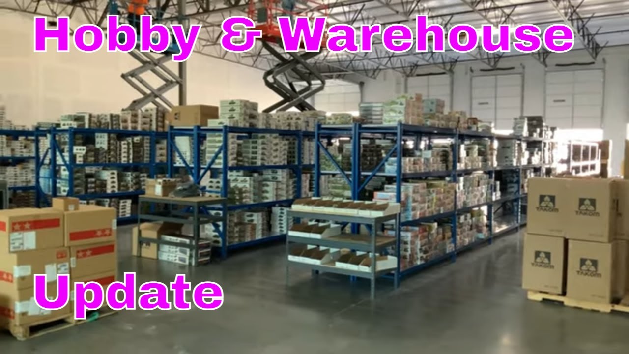 Hobby Update and a look inside the new Andyshhq warehouse - YouTube