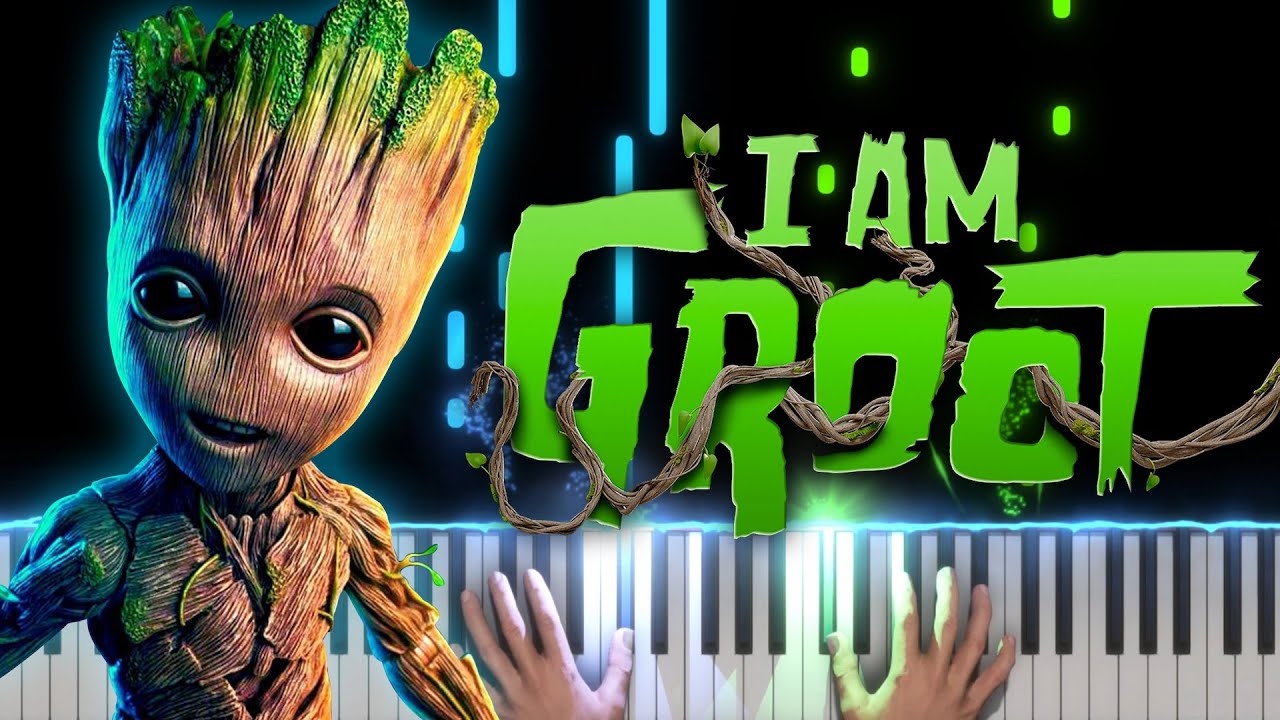 I Am Groot Theme - Groot Bossa Nova | Piano Tutorial - YouTube