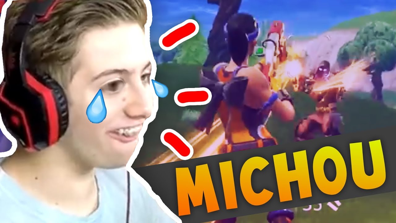 Les MEILLEURS MOMENTS de MICHOU sur Fortnite Battle Royale - YouTube