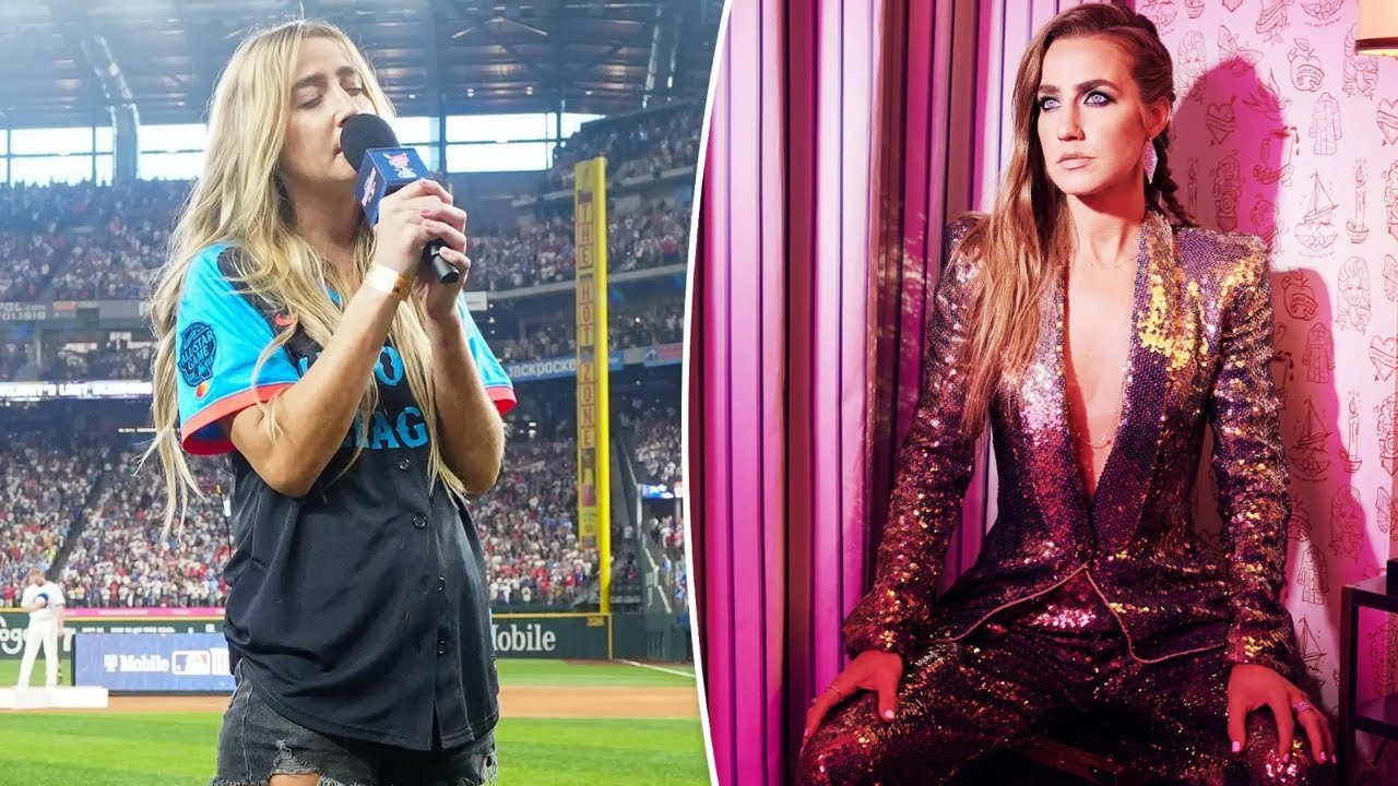 Ingrid Andress Goes Viral for Controversial National Anthem Performance ...