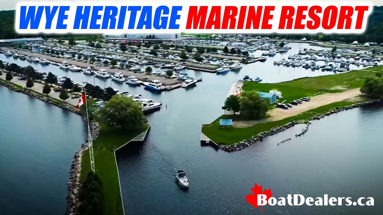 #drone Video of Wye Heritage Marine Resort #marina #boats - YouTube