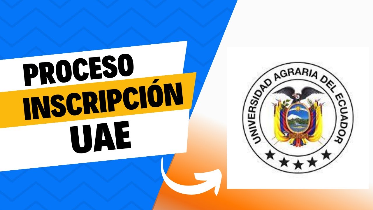 PROCESO DE INSCRIPCIÓN A LA UNIVERSIDAD AGRARIA DEL ECUADOR - YouTube