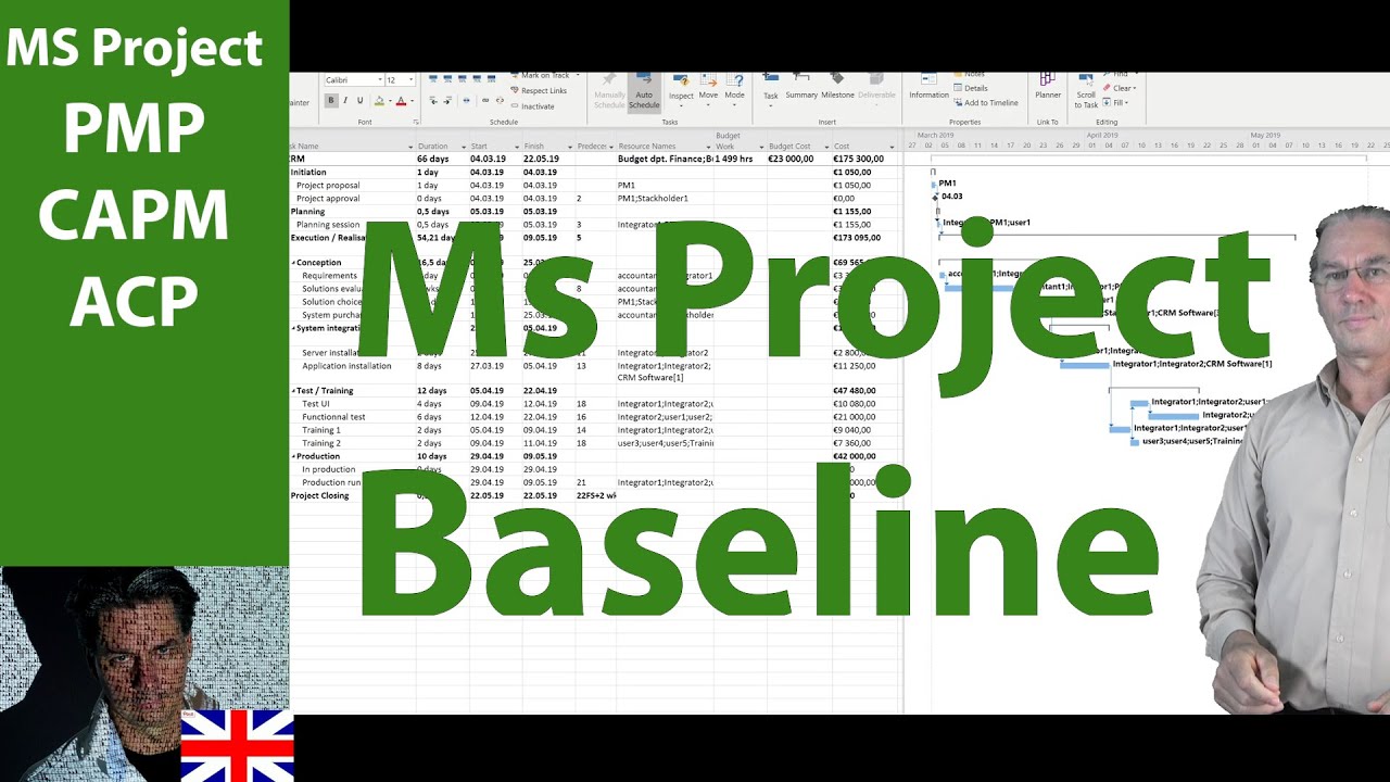 11 MS Project 2019 How To Baseline A Project Simple YouTube 11 MS Project 2019 How To Baseline A Project Simple YouTube