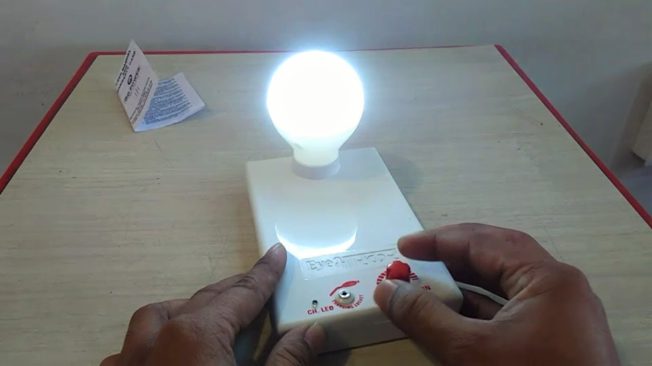 Budget Eye Bhaskar (04) Emergency LED Bulb Unboxing and Review - YouTube