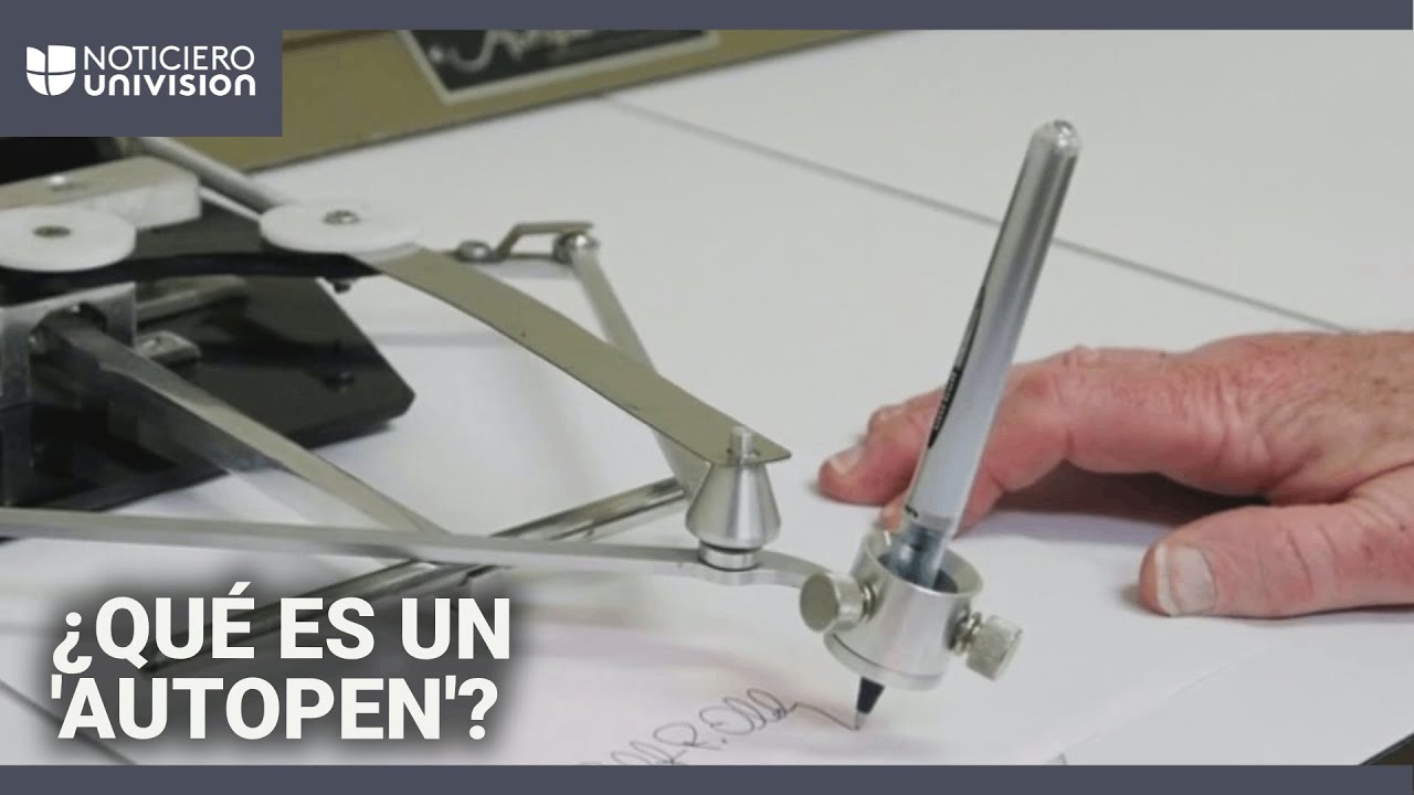 ¿Qué es y cómo funciona un 'autopen', el bolígrafo por el que Trump ...