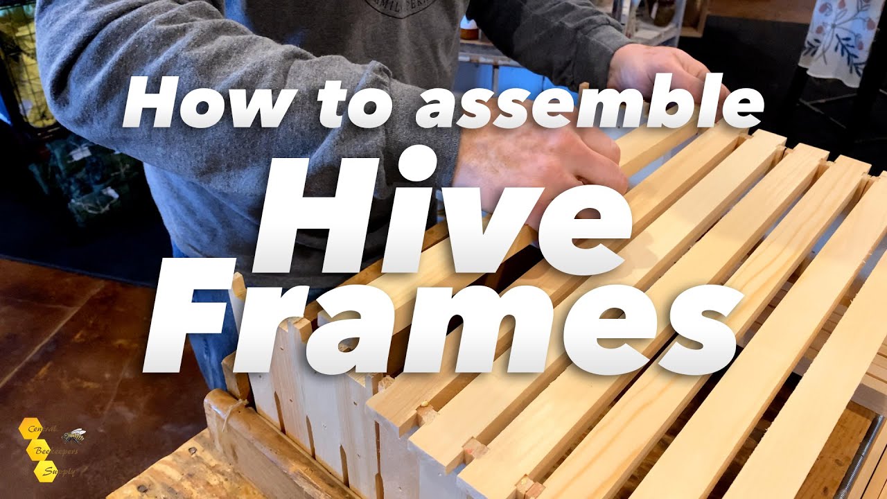 📖 How to: Assemble 10 hive frames quickly using a frame-building jig ...