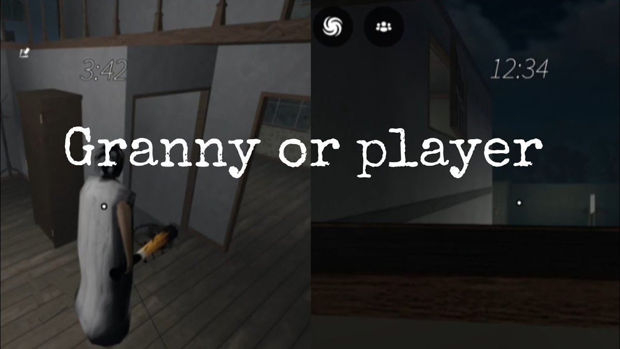 Granny Game player (To character playing One Game) - YouTube