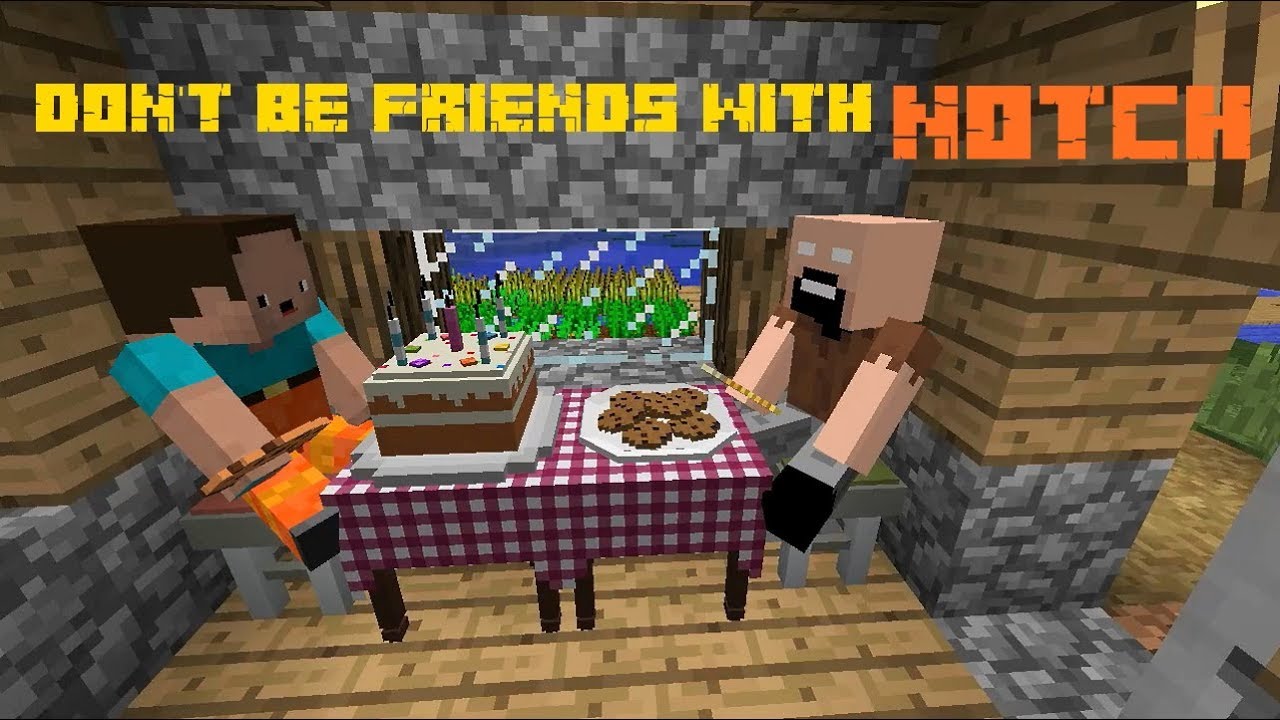 Don't be friends with a Notch!!! - Lucky Creeper - YouTube
