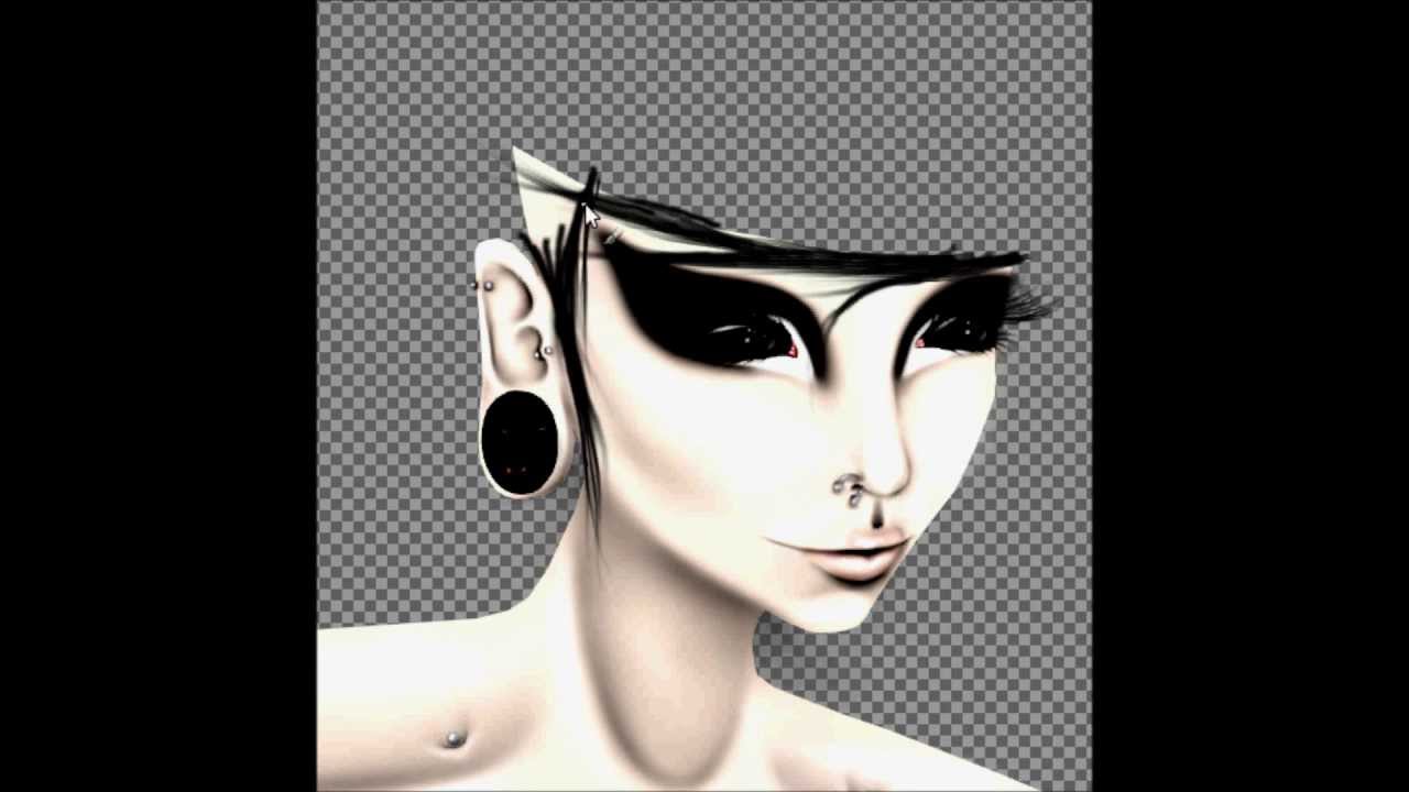 GIMP Hair Tutorial - YouTube