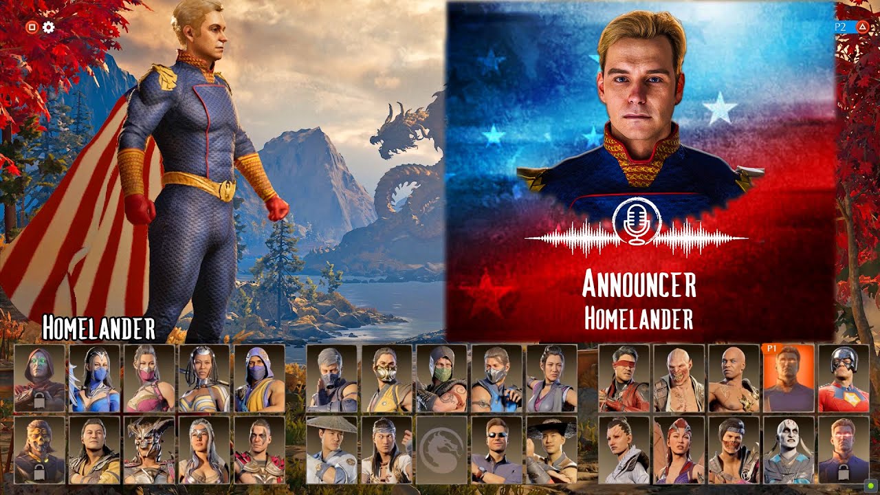 MK1 – Homelander Announcer Voice - YouTube