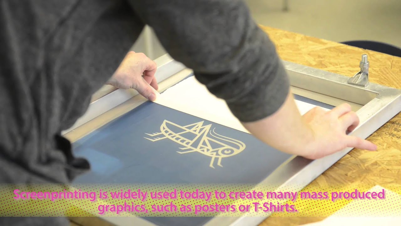 Alchemy of Art: Screen-printing - YouTube