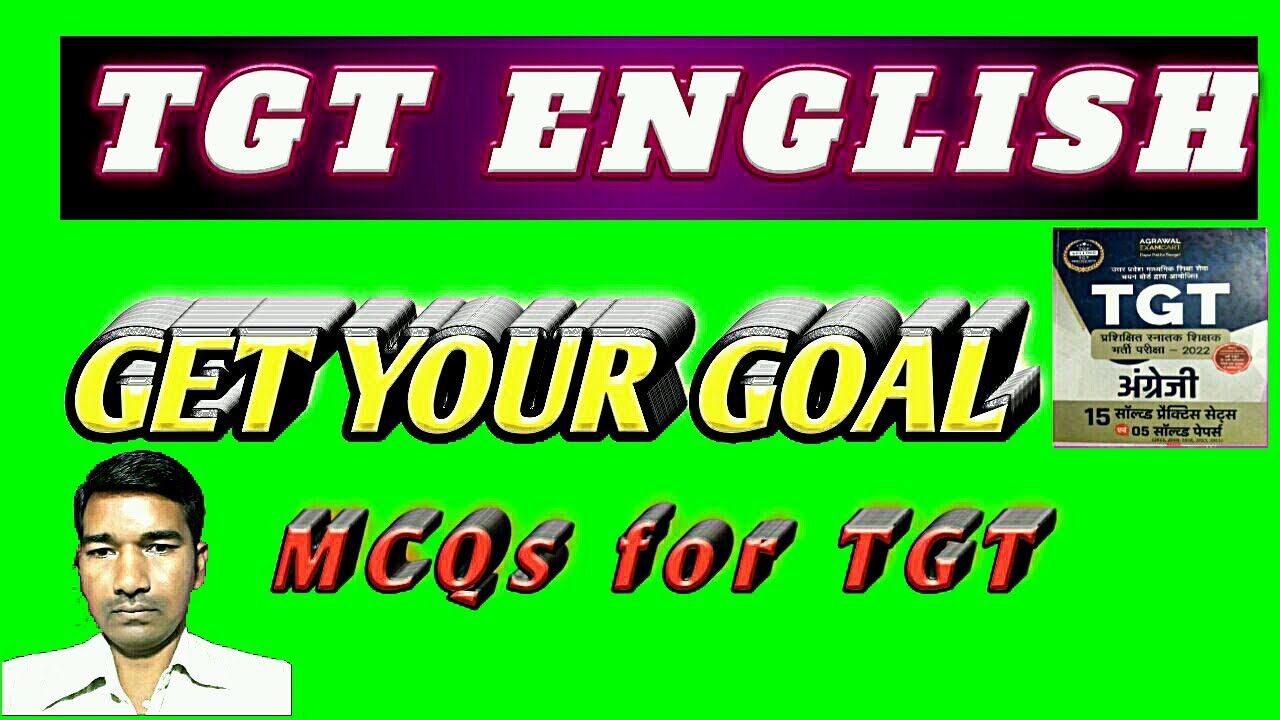 mcqs|tgt english exam|tgt grammar and literature|exam pointer - YouTube