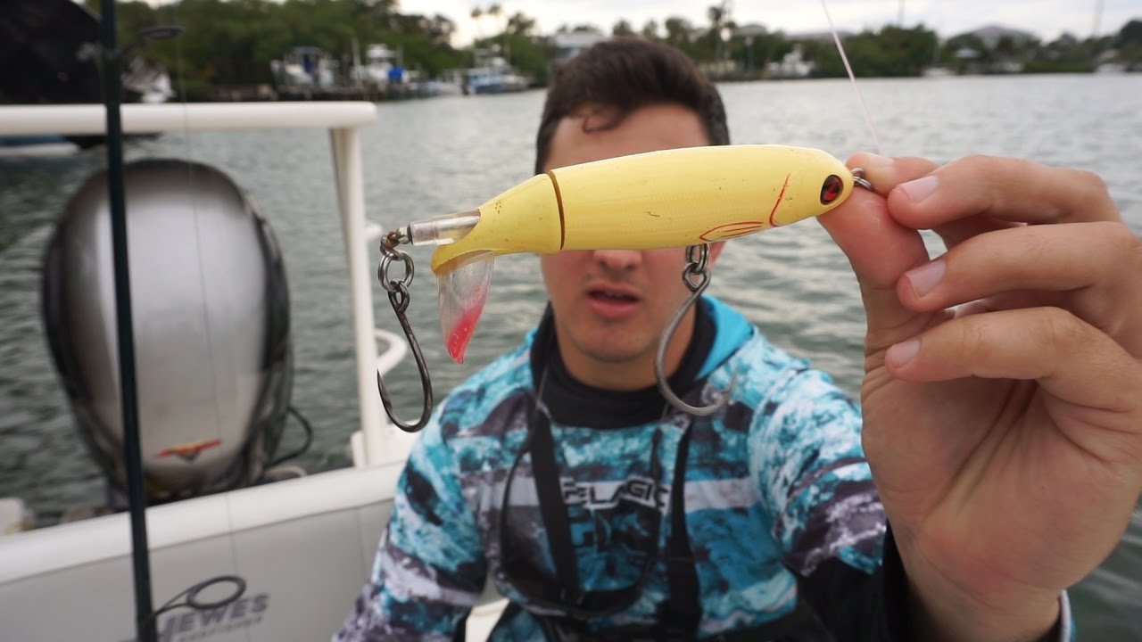 Saltwater Whopper Plopper = BIG Blow Ups - YouTube