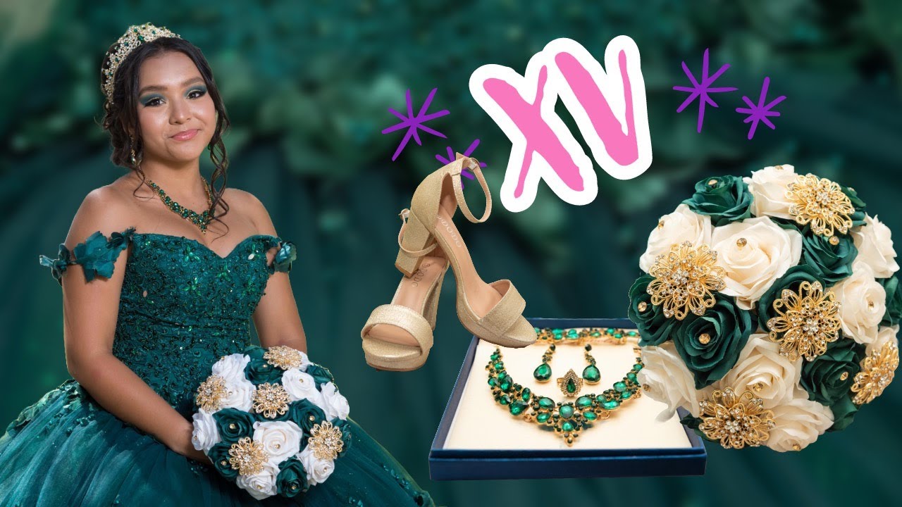 QUINCEANERA GETTING READY | Dress, accessories, getting ready and ...