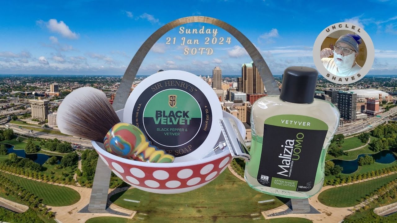 SOTD s281 || Sir Henry’s - Black Velvet | APShave “Disco” 22/54 Synbad ...