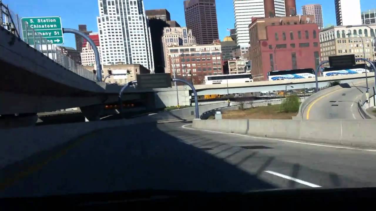 Boston I-93 N - YouTube