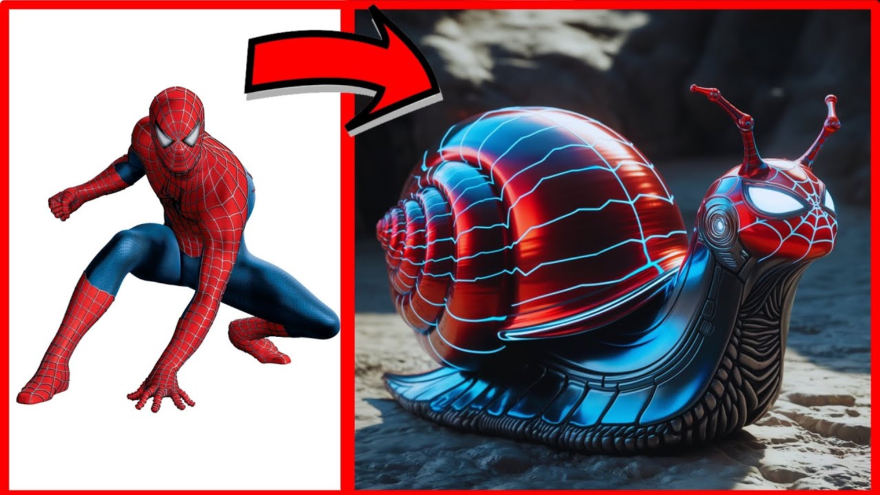 AVENGERS but SNAİL VENGERS 🔥 All Characters (marvel & DC) 2025😎 - YouTube