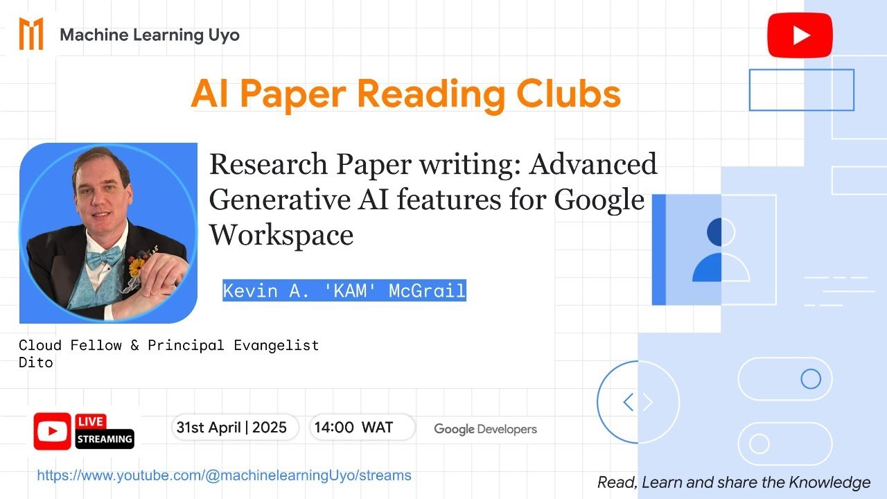 Research Paper writing: Advanced Generative AI features for Google ...