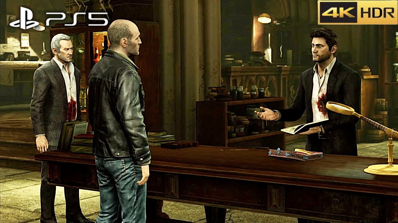 Uncharted 3: Drake's Deception Remastered (PS5) 4K HDR Gameplay Chapter 5: London Underground ...