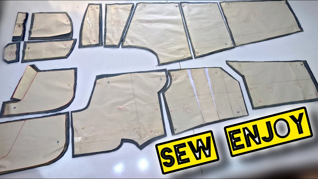👖How to Cut and Sew Denim Jeans (Men & Women) | Zipper Pocket ...