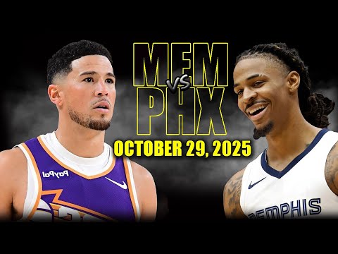 Phoenix Suns vs Memphis Grizzlies Full Game Highlights - October 29, 2025 | NBA Season