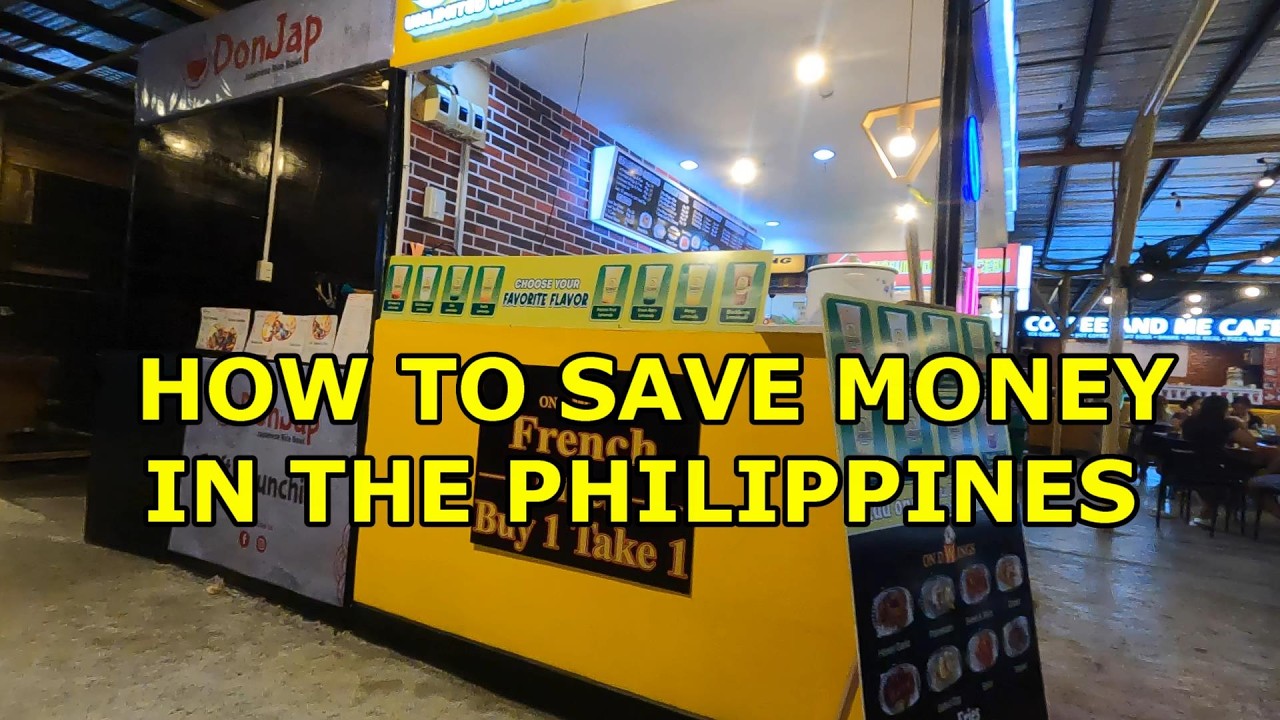 HOW TO SAVE MONEY IN THE PHILIPPINES - YouTube