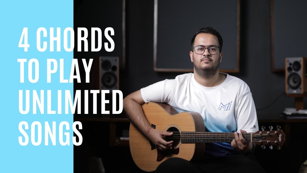 The Only 4 Chords You need to Know as a Beginner! - YouTube