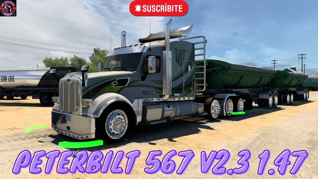 AMERICAN TRUCK SIMULATOR PETERBILT 567 V2.3 1.47 - YouTube