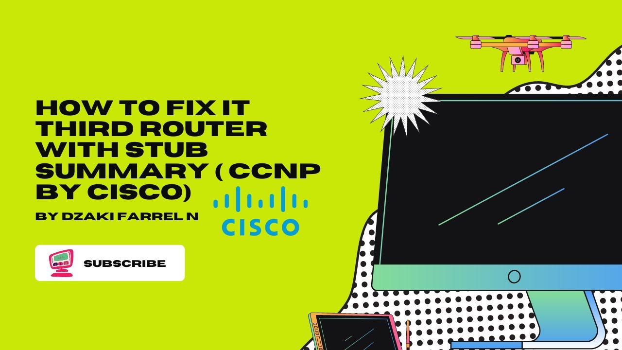 How to fix it the third router with EIGRP Stub Summary ( Cisco CCNP) By ...