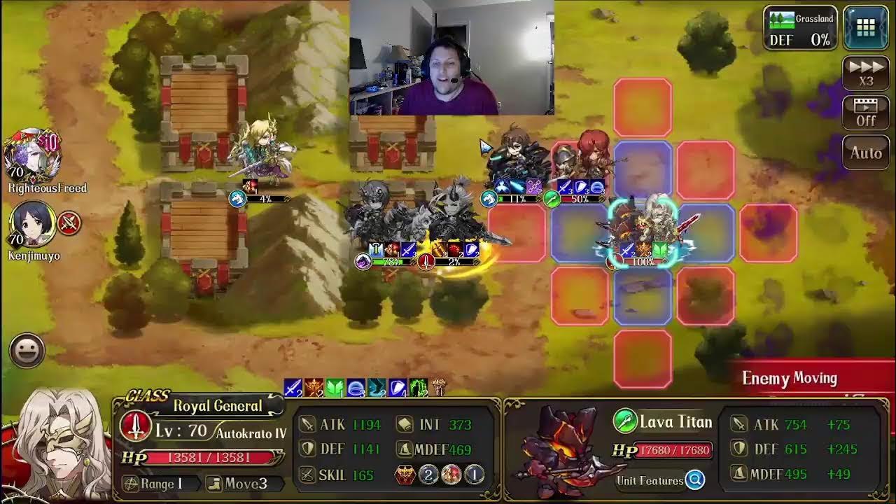 LANGRISSER APEX ARENA LEON SETS UP A WIN! - YouTube