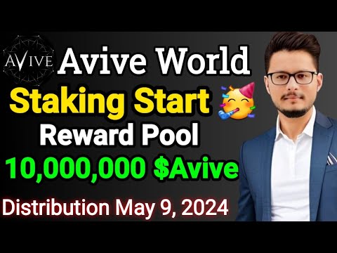 Avive Mining App Staking | Avive World Staking Reward Pool 10M | Free Mining Apps - YouTube