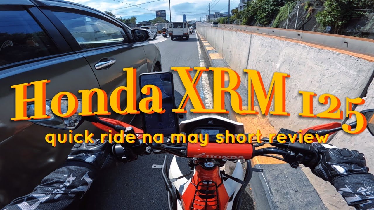 Short Review | Honda XRM 125 | Pateros to BGC - YouTube