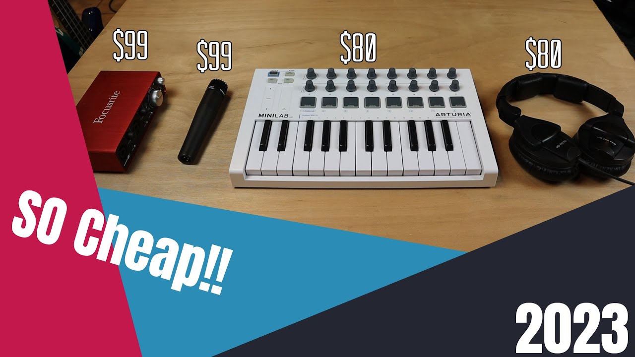 The Best Cheap Recording Studio 2023 | Less than $200? Yes Please ...