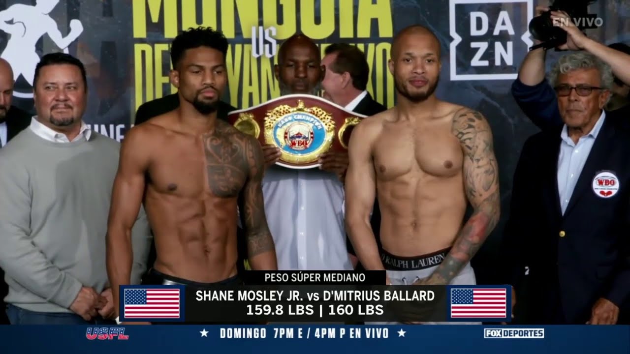 Shane Mosley Jr. y D'Mitrius Ballard - YouTube