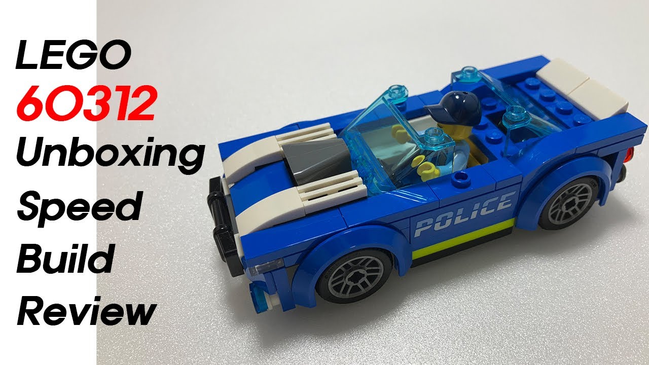 [LEGO]Lego City 60312 Police Car - Lego Speed Build Review - YouTube