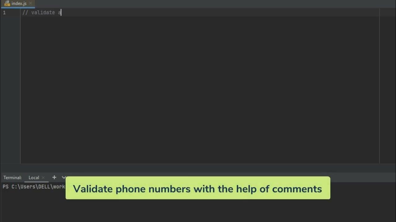 Coding with GitHub Copilot: How to write a function to validate phone numbers using comments ...