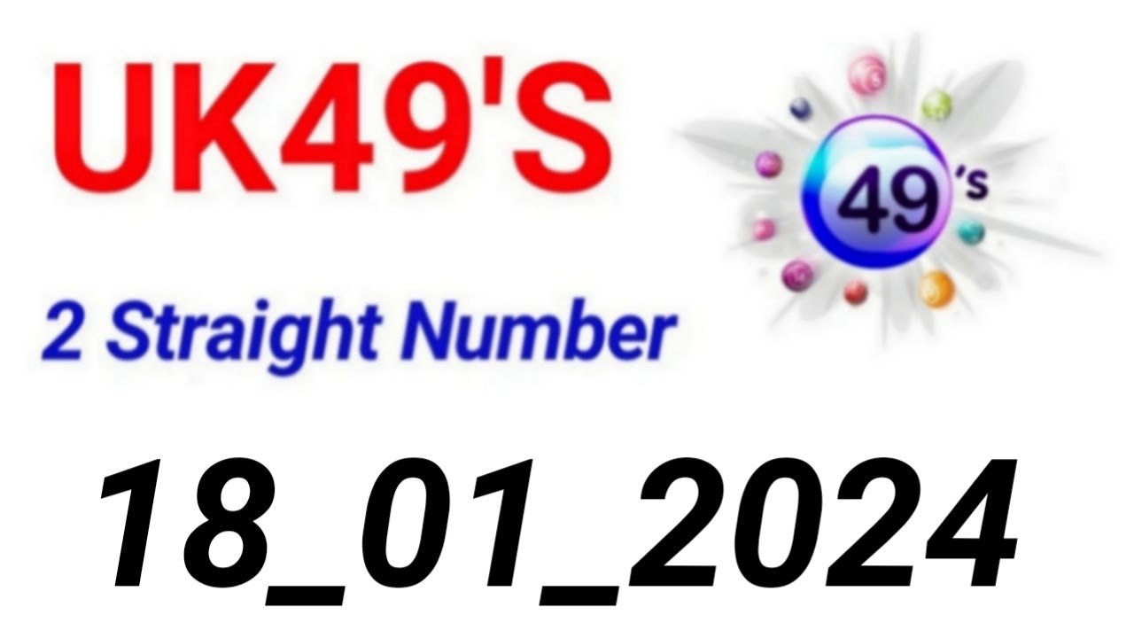 Uk49s Prediction for today 18-01-2024 - YouTube