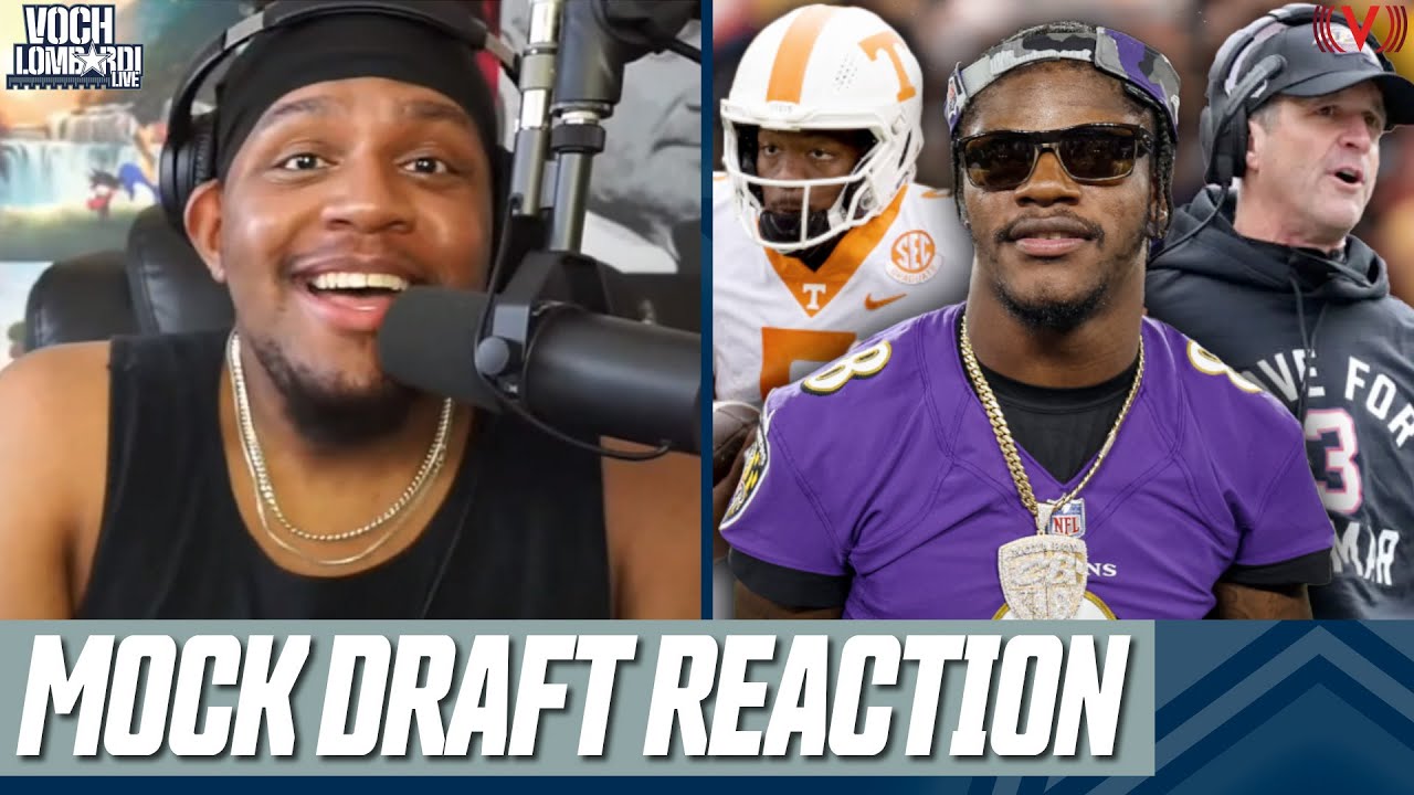 Will Ravens draft Lamar Jackson replacement? | NFL Mock Draft Reaction ...