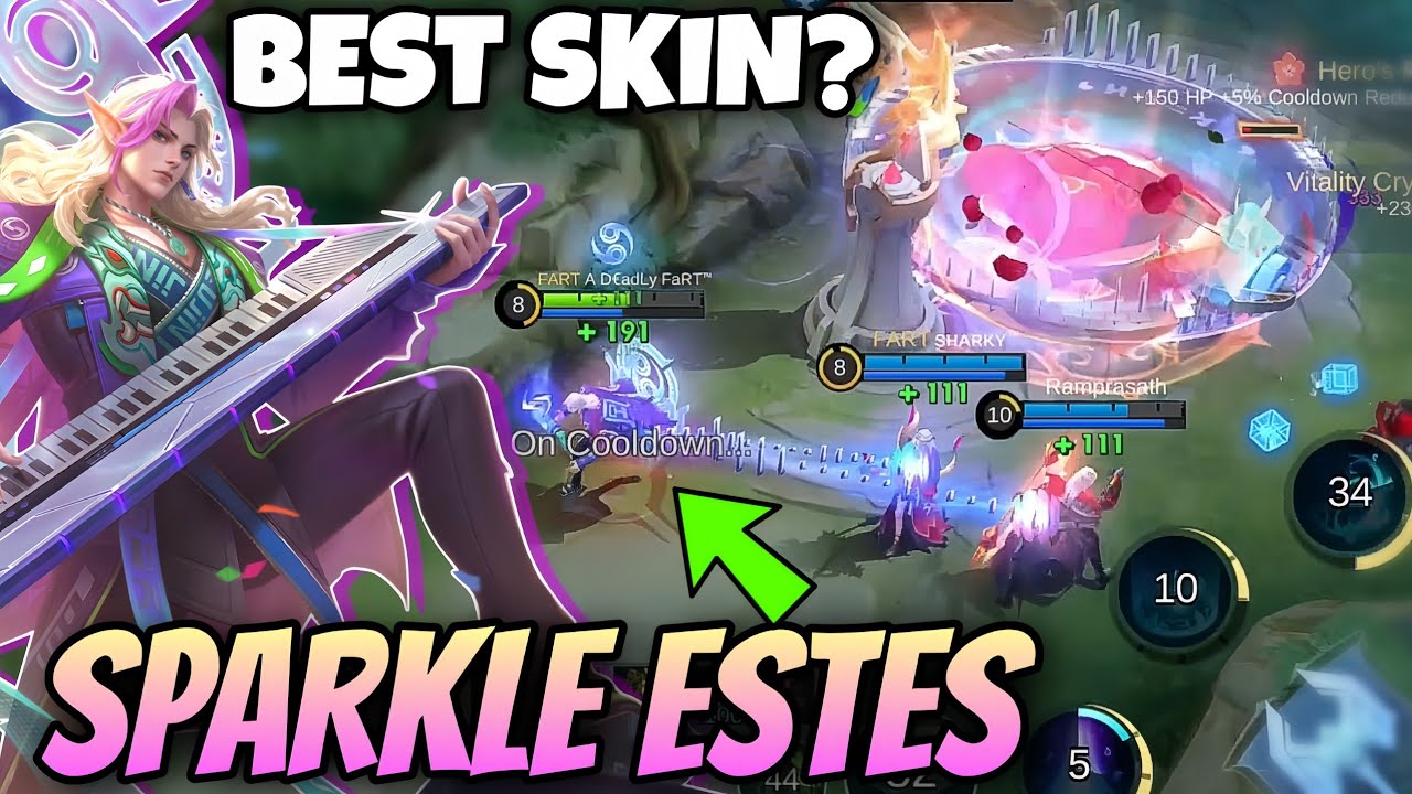 Estes All Star Skin is Really Cool! 😲 Sparkle Estes Skin Gameplay - YouTube