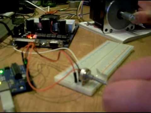 Schrittmotor mit Arduino Steuern über 3-Achs TB6660_Board - YouTube